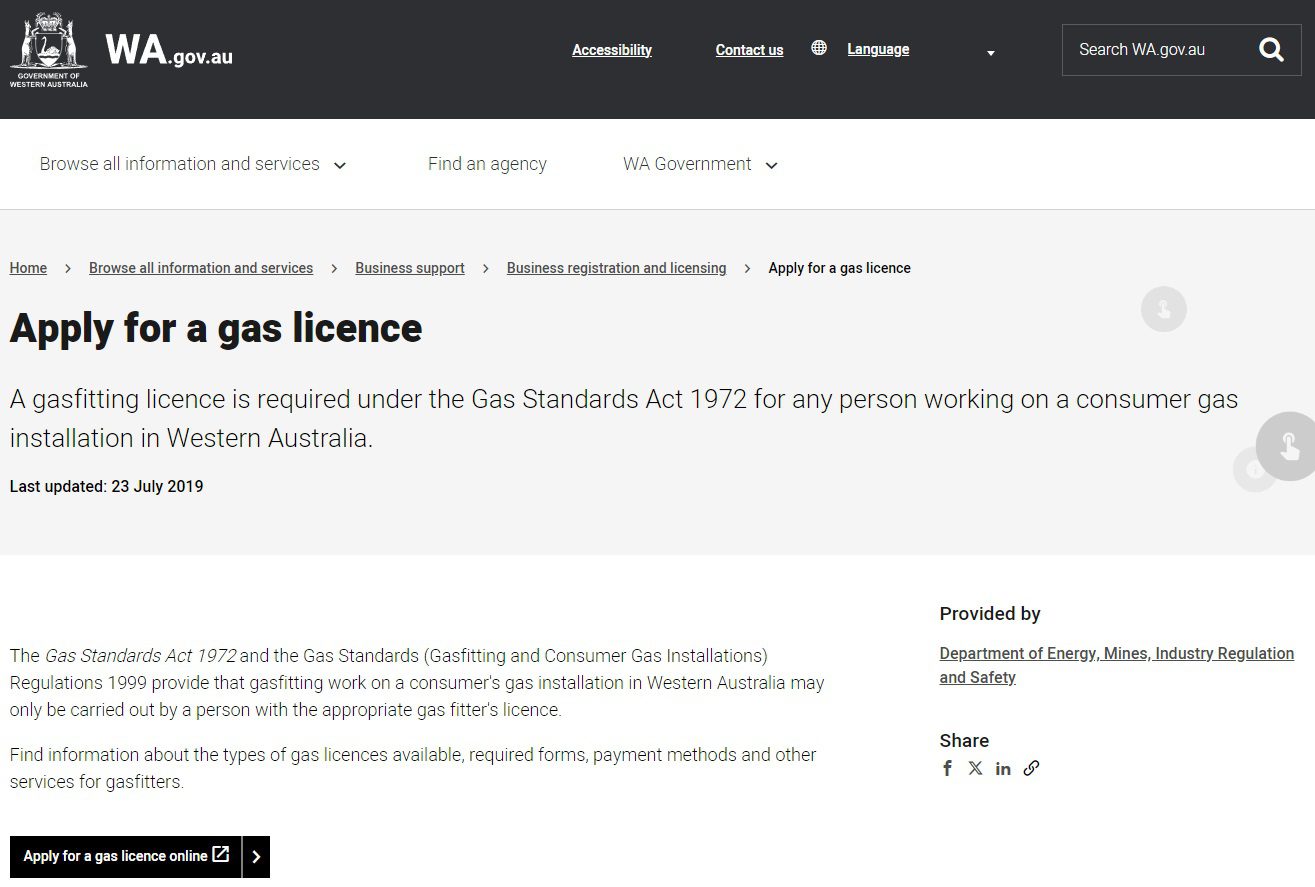 Understanding Gasfitting Authorisations in Western Australia - GENEX ENERGY